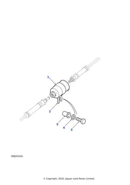 ESR4065 - Land Rover Filter assembly-in line fuel lines | Jaguar Land ...