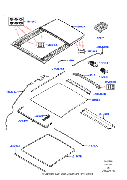 LR137034 - Land Rover Kit - Air Deflector | Jaguar Land Rover Classic Parts