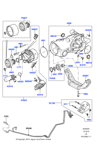 LR031377 - Land Rover Differential And Carrier | Jaguar Land Rover ...