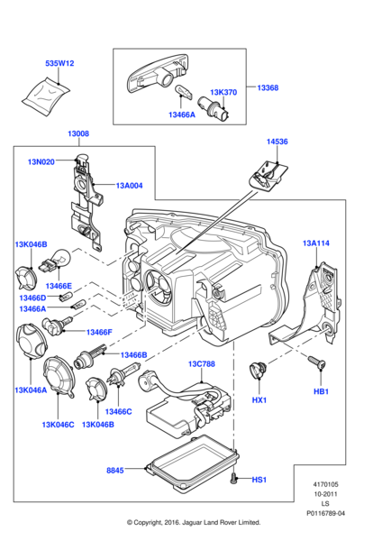 YWC500060 - Land Rover Module - Lighting Control | Jaguar Land Rover ...