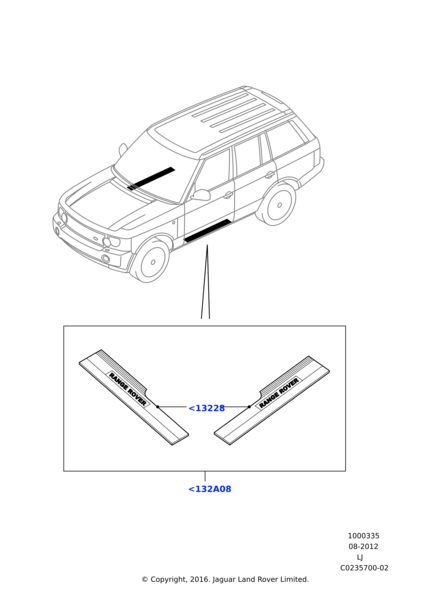 VPLMV0063 - Land Rover Plate | Jaguar Land Rover Classic Parts
