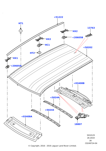 LR062618 - Land Rover Weatherstrip | Jaguar Land Rover Classic Parts
