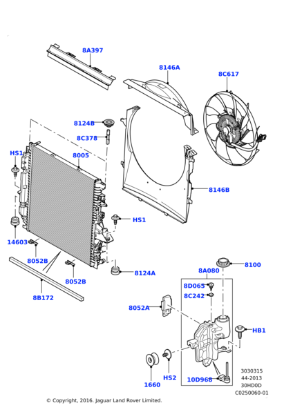 LR030053 - Land Rover Shroud - Fan | Jaguar Land Rover Classic Parts
