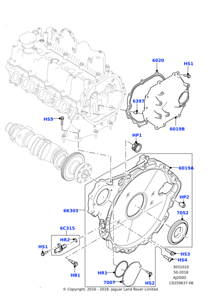 LR084639 - Land Rover Seal | Jaguar Land Rover Classic Parts
