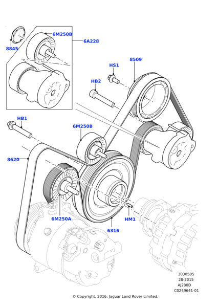 LR071758 - Land Rover Pulley - Idler | Jaguar Land Rover Classic Parts