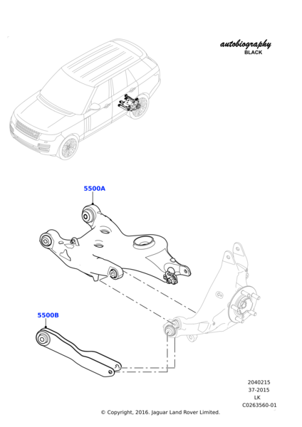 LR048090 - Land Rover Arm - Rear Suspension | Jaguar Land Rover Classic ...