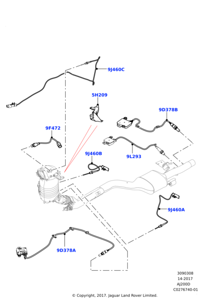 LR104387 - Land Rover Sensor - Nox Trap Temperature | Jaguar Land Rover ...