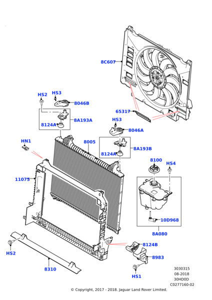 LR094854 - Land Rover FRAME - RADIATOR SUPPORT | Jaguar Land Rover ...