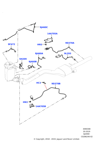 LR113119 - Land Rover Sensor - Nox Trap Temperature | Jaguar Land Rover ...