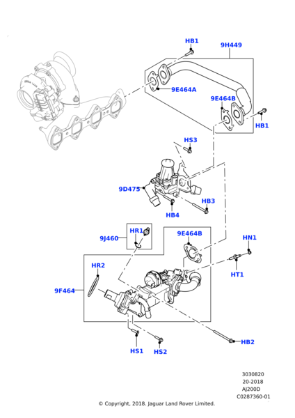 LR132636 - Land Rover Cooler - EGR | Jaguar Land Rover Classic Parts