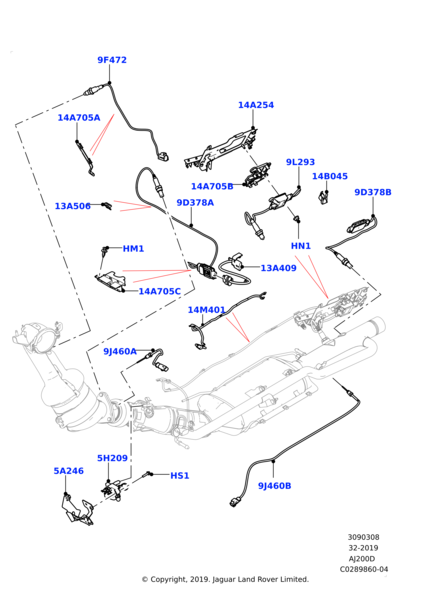 LR118316 - Land Rover Sensor - Nox Trap Temperature | Jaguar Land Rover ...