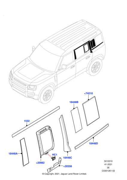 LR132268 - Land Rover Panel - Body Side | Jaguar Land Rover Classic Parts