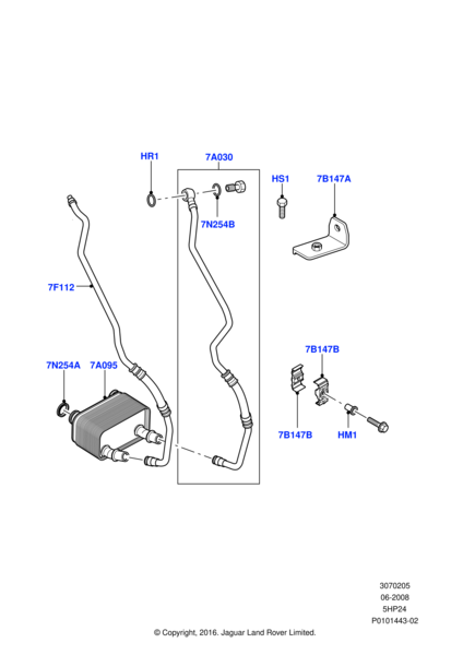 PFD000020 - Land Rover Oil Cooler | Jaguar Land Rover Classic Parts