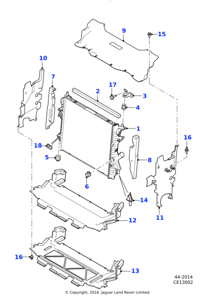 T2R17062 - Jaguar Deflector shield | Jaguar Land Rover Classic Parts