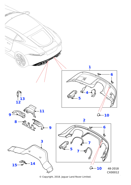 T2R17429 - Jaguar Valance panel | Jaguar Land Rover Classic Parts