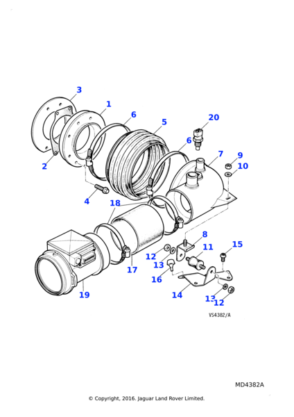 EAC2863 - Jaguar Air temperature sensor | Jaguar Land Rover Classic Parts