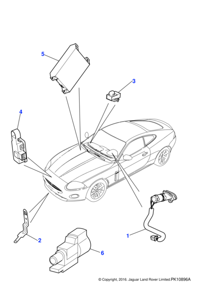 C2D23551 - Jaguar In car sensor | Jaguar Land Rover Classic Parts