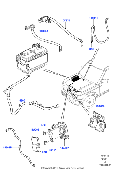 LR048601 - Land Rover Battery Management System | Jaguar Land Rover ...