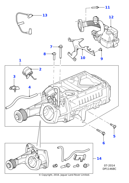 AJ812350 - Jaguar Hose - Vacuum | Jaguar Land Rover Classic Parts