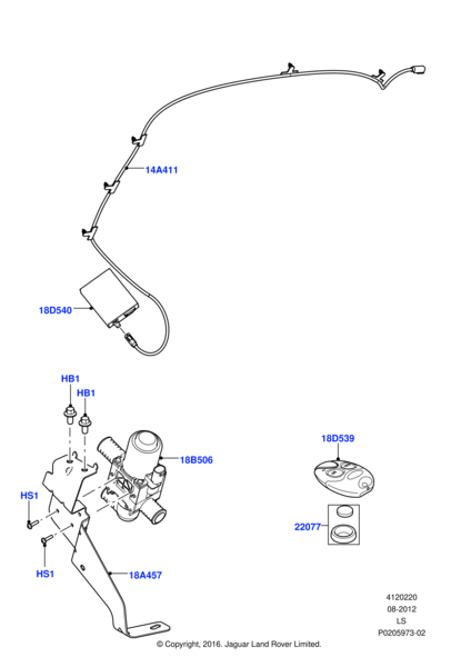 LR036695 - Land Rover Receiver - Radio Remote Control | Jaguar Land ...