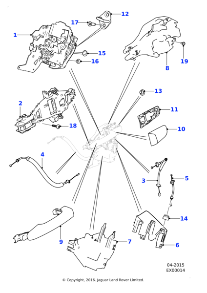 T2H17432 - Jaguar Latch | Jaguar Land Rover Classic Parts