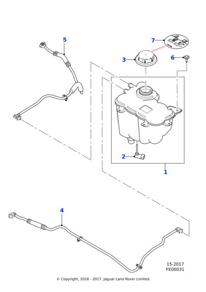 T2H29949 - Jaguar Engine vent hose | Jaguar Land Rover Classic Parts