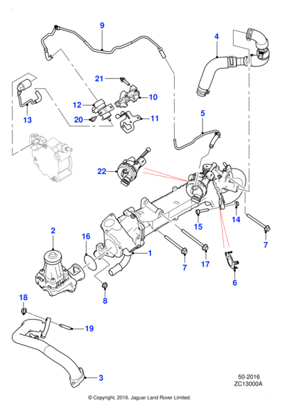 C2Z31831 - Jaguar Vacuum actuator | Jaguar Land Rover Classic Parts