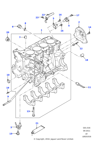 LR056258 - Land Rover Sensor - Crankshaft Position - Cps | Jaguar Land ...
