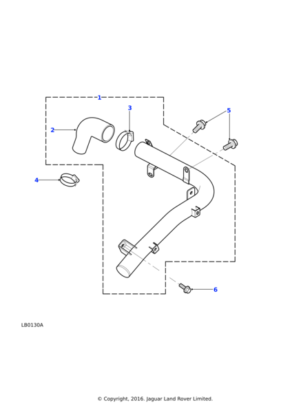 PNH101811 - Land Rover Hose | Jaguar Land Rover Classic Parts