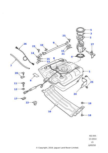 WFX101060 - Land Rover Pump-fuel tank | Jaguar Land Rover Classic Parts