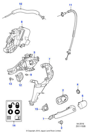 C2Z31366 - Jaguar Latch | Jaguar Land Rover Classic Parts