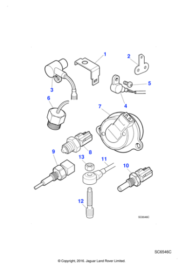 LNE1692AA - Jaguar Knock sensor | Jaguar Land Rover Classic Parts