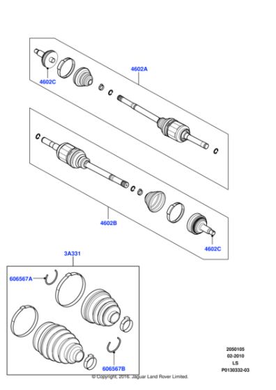 TDR500070 - Land Rover Kit - Boot | Jaguar Land Rover Classic Parts