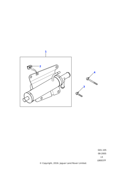 PIB000080 - Land Rover Fuel cooler assembly | Jaguar Land Rover Classic ...