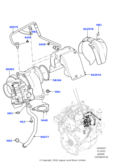 LR073671 - Land Rover Gasket | Jaguar Land Rover Classic Parts