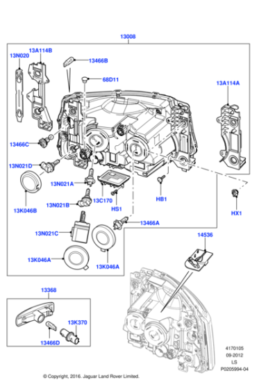 LR014114 - Land Rover Ballast | Jaguar Land Rover Classic Parts