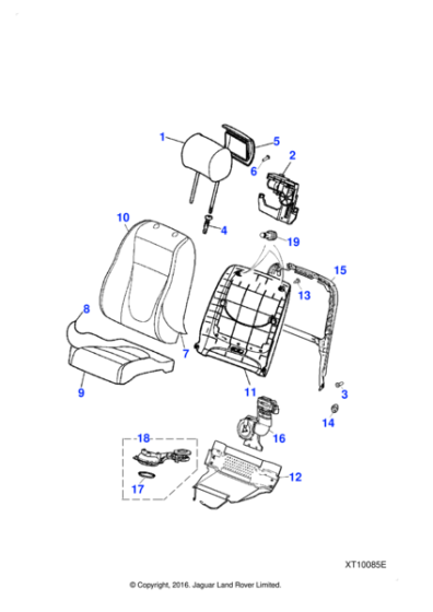 C2C36093 - Jaguar Heated cooled seat filter | Jaguar Land Rover Classic ...