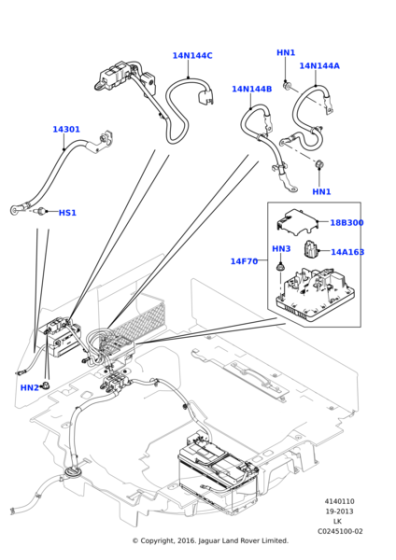 LR067365 - Land Rover POWER SUPPLY DISTRIBUTION BOX | Jaguar Land Rover ...