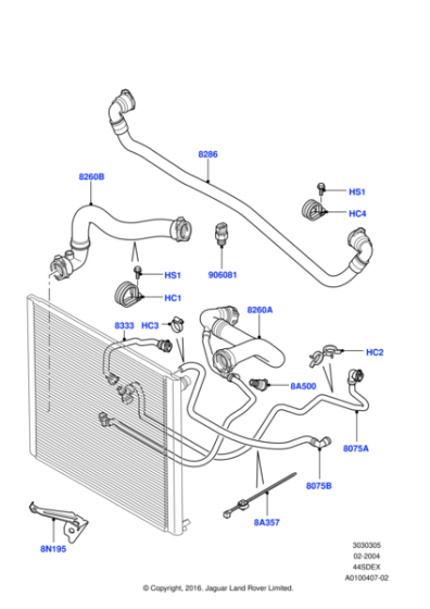 PCH001130 - Land Rover Hose - Overflow | Jaguar Land Rover Classic Parts