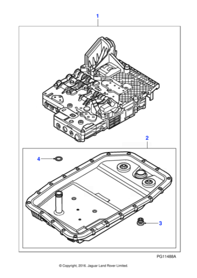 C2Z30601 - Jaguar Transmission control module & valve assembly | Jaguar ...