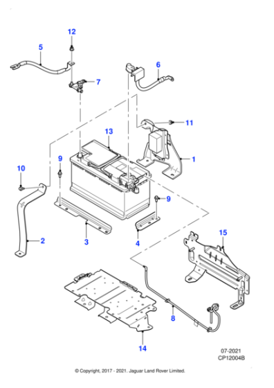T2H34760 - Jaguar Battery | Jaguar Land Rover Classic Parts
