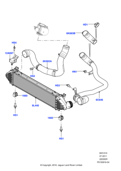 LR002589 - Land Rover Hose | Jaguar Land Rover Classic Parts