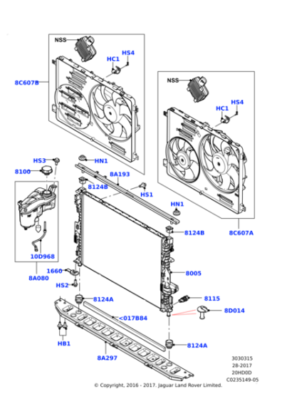 LR100364 - Land Rover Motor And Fan | Jaguar Land Rover Classic Parts