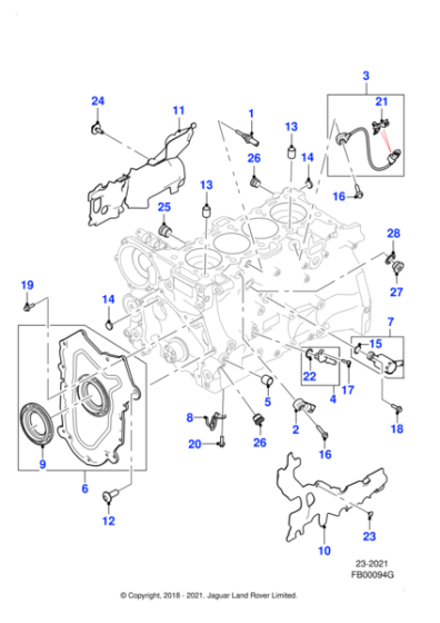 JDE39502 - Jaguar Engine cover | Jaguar Land Rover Classic Parts