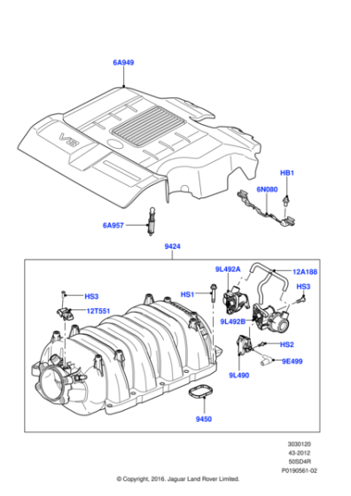 LR010881 - Land Rover Gasket | Jaguar Land Rover Classic Parts