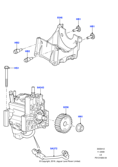 LR049606 - Land Rover Pump - Fuel Injection | Jaguar Land Rover Classic ...
