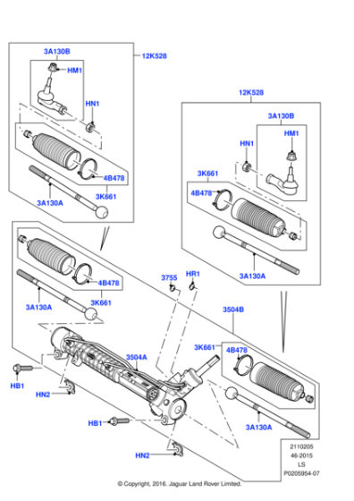 LR054839 - Land Rover Gear - Steering | Jaguar Land Rover Classic Parts