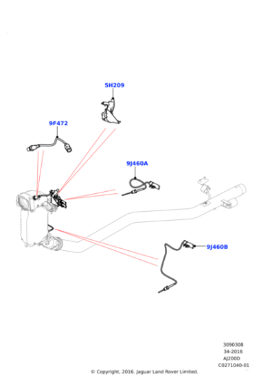 LR082471 - Land Rover Sensor | Jaguar Land Rover Classic Parts