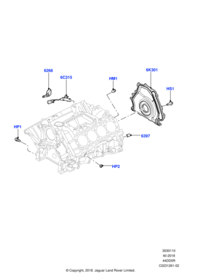 LR126062 - Land Rover Sensor - Crankshaft Position - Cps | Jaguar Land ...