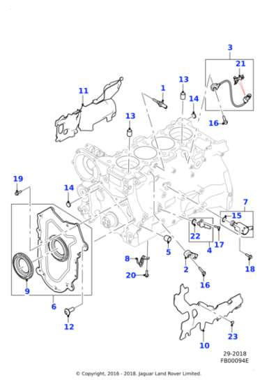 AJ813393 - Jaguar Control valve | Jaguar Land Rover Classic Parts